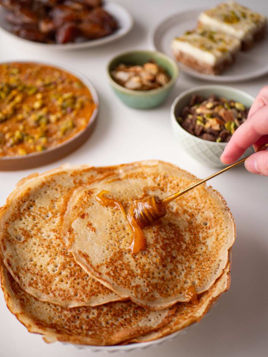Chebab, le pancake emirati au safran - DUMPLINGS & MORE
